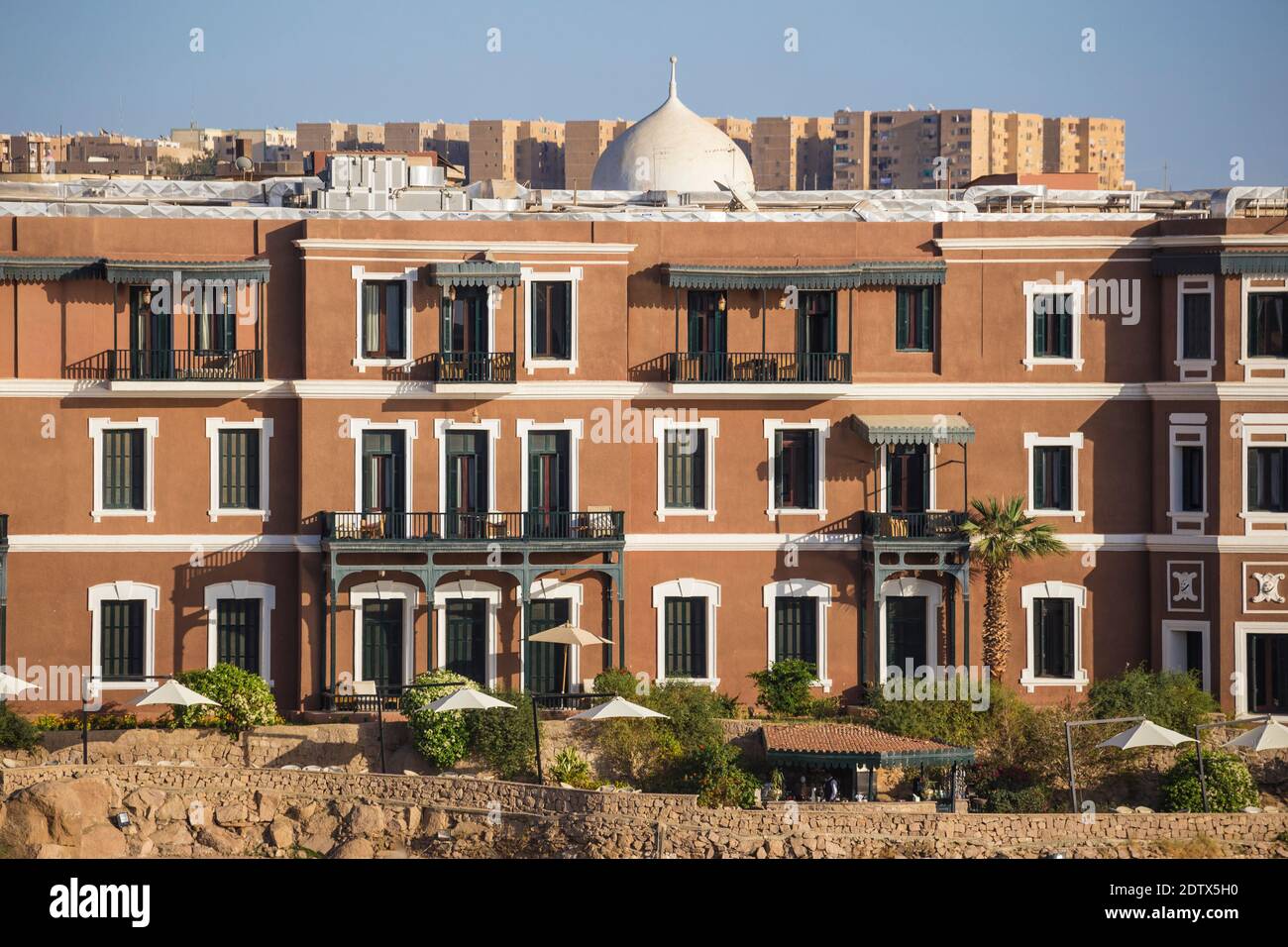 Egypt, Upper Egypt, Aswan, Old Cataract Hotel Stock Photo - Alamy