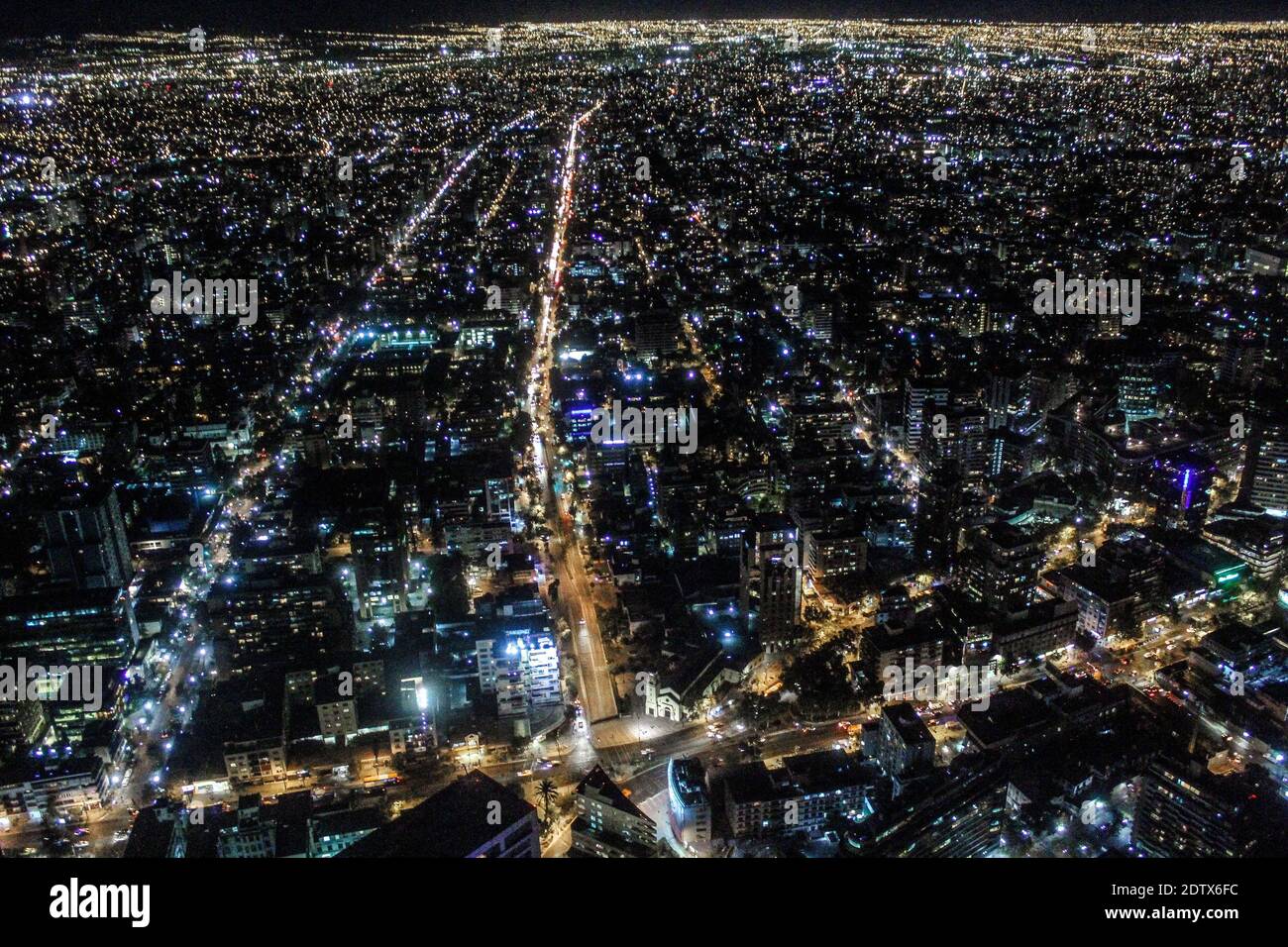 Santiago city nightlife chile hi-res stock photography and images - Alamy