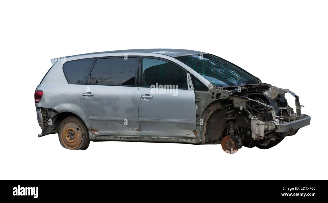 Run down car Cut Out Stock Images & Pictures - Alamy