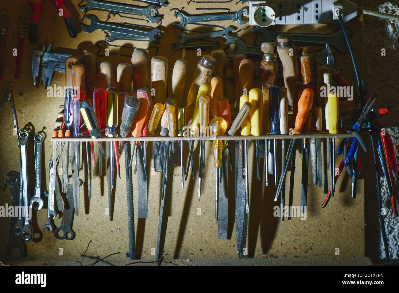 Lots of tools hi-res stock photography and images - Alamy
