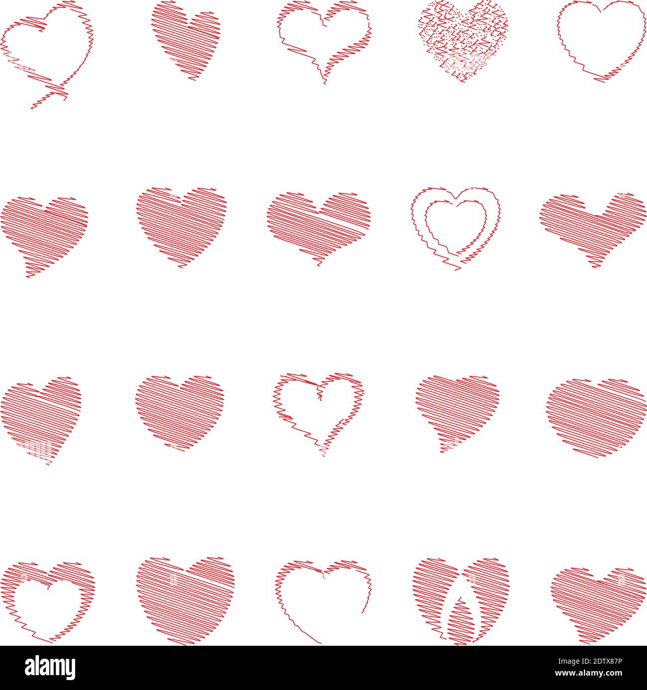 Heart, different hearts collection, logo Stock Vector Image & Art - Alamy