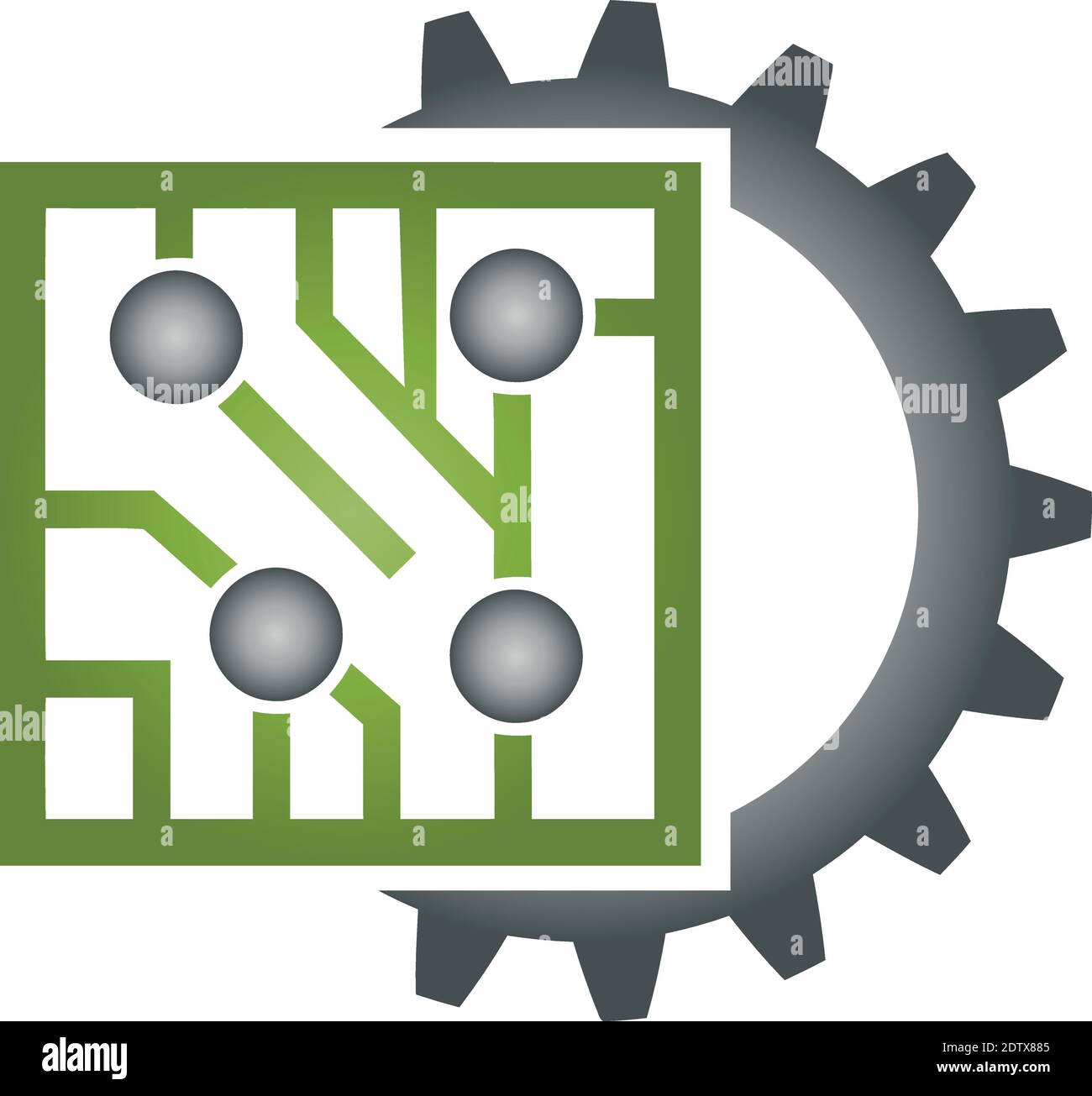 Chip, circuit board, data, network, internet, logo, icon Stock Vector ...