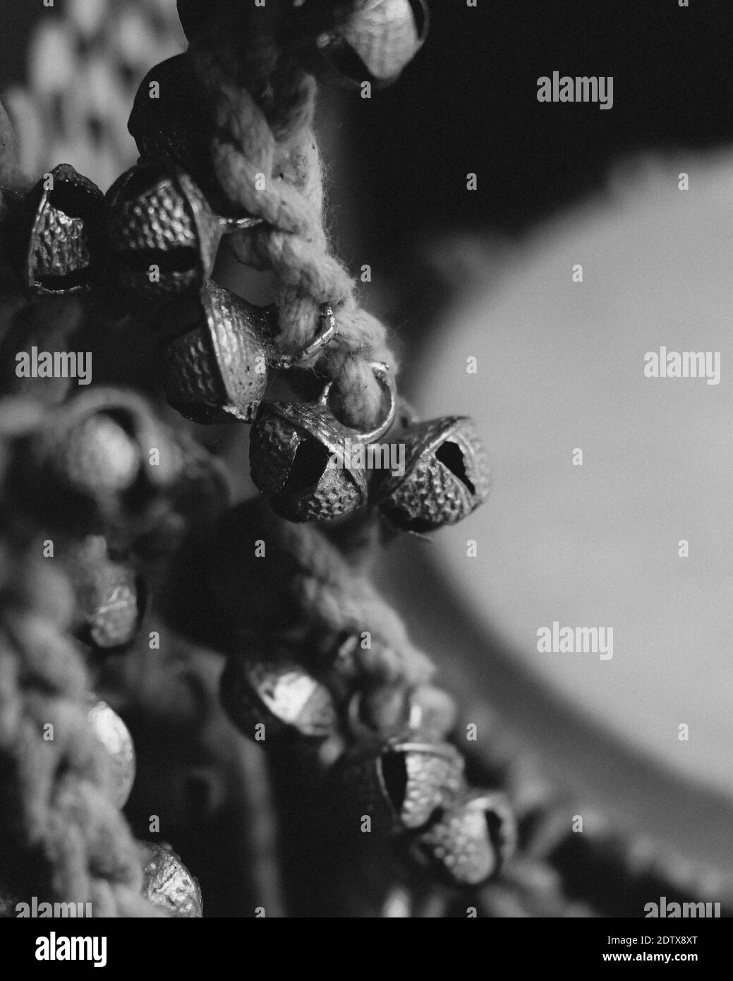 Hanging white bells hi-res stock photography and images - Alamy