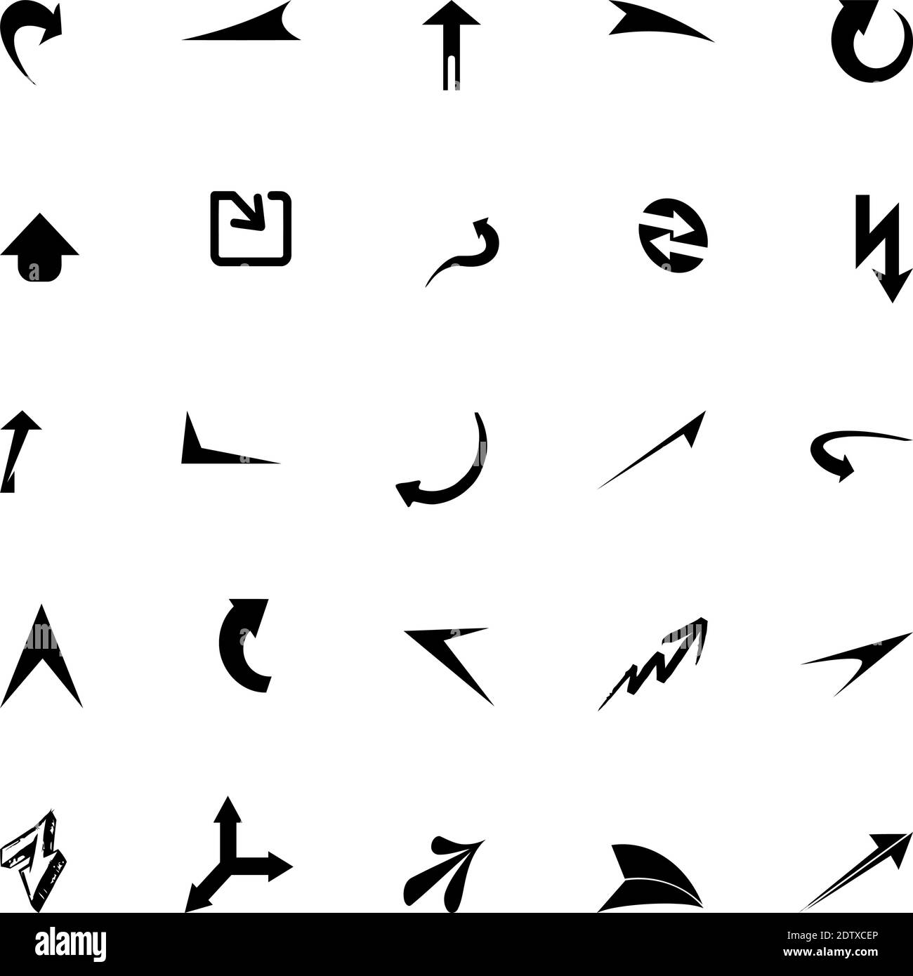 Arrows, Different Arrows, Collection, Logo Stock Vector Image & Art - Alamy
