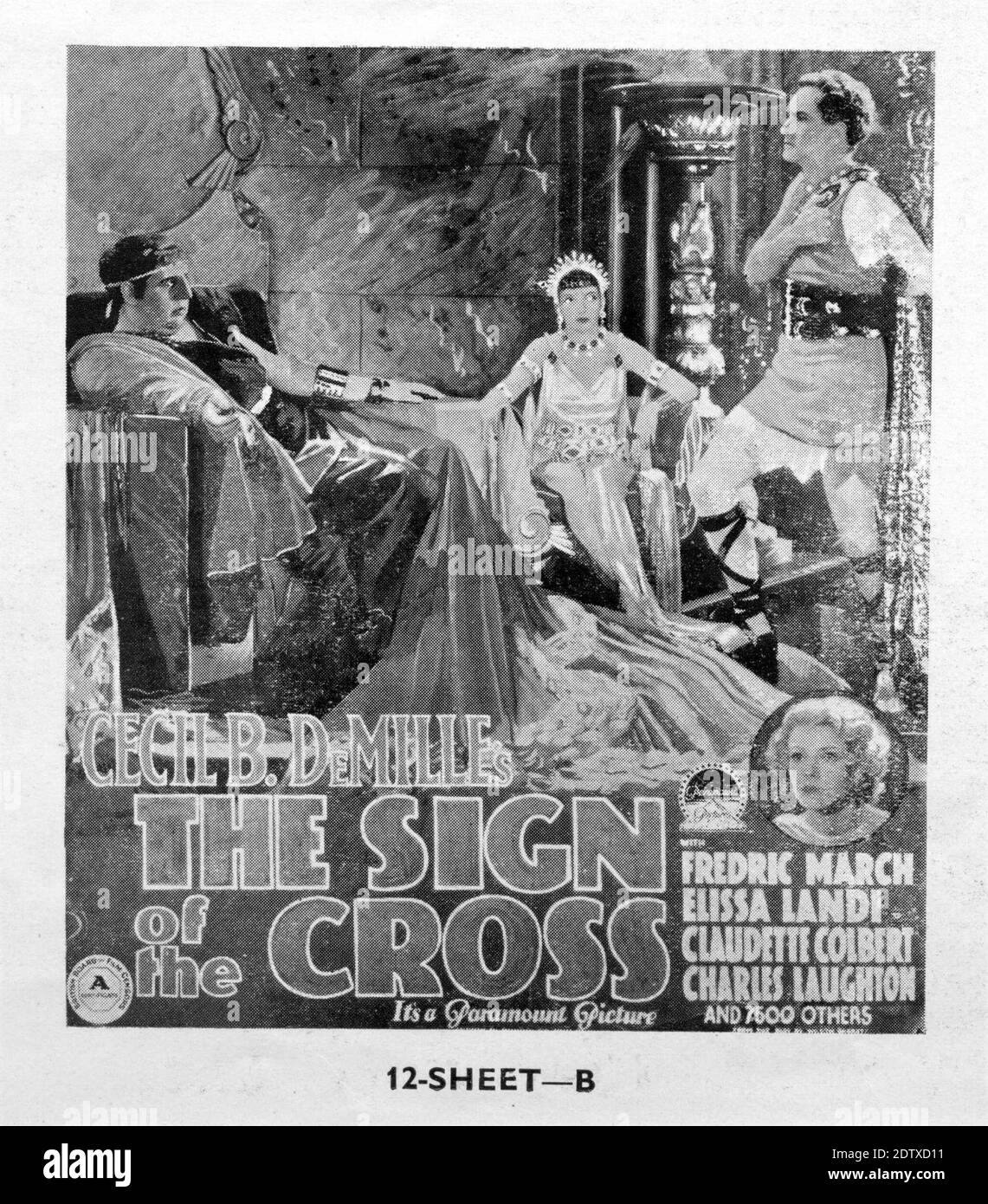 Elissa landi sign cross 1932 Black and White Stock Photos & Images - Alamy