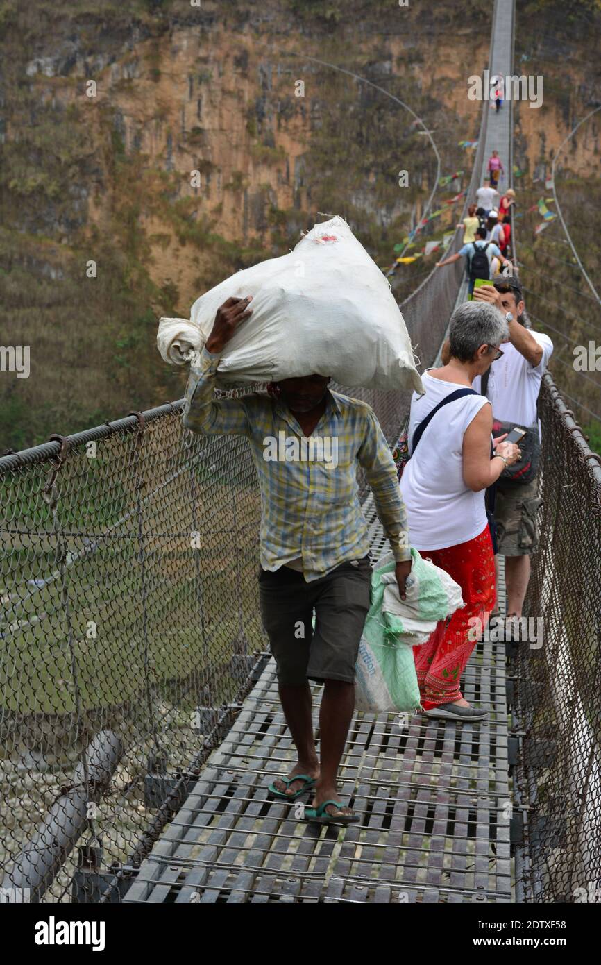 Child Carrying Sack High Resolution Stock Photography and Images - Alamy