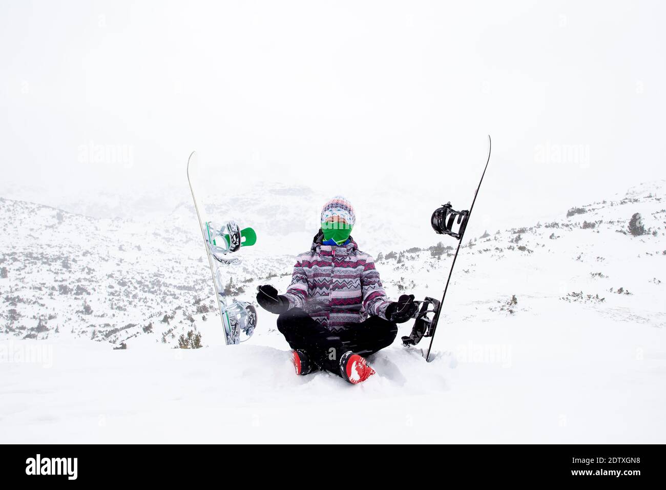 Woman enjoying the cool weather hi-res stock photography and images - Alamy