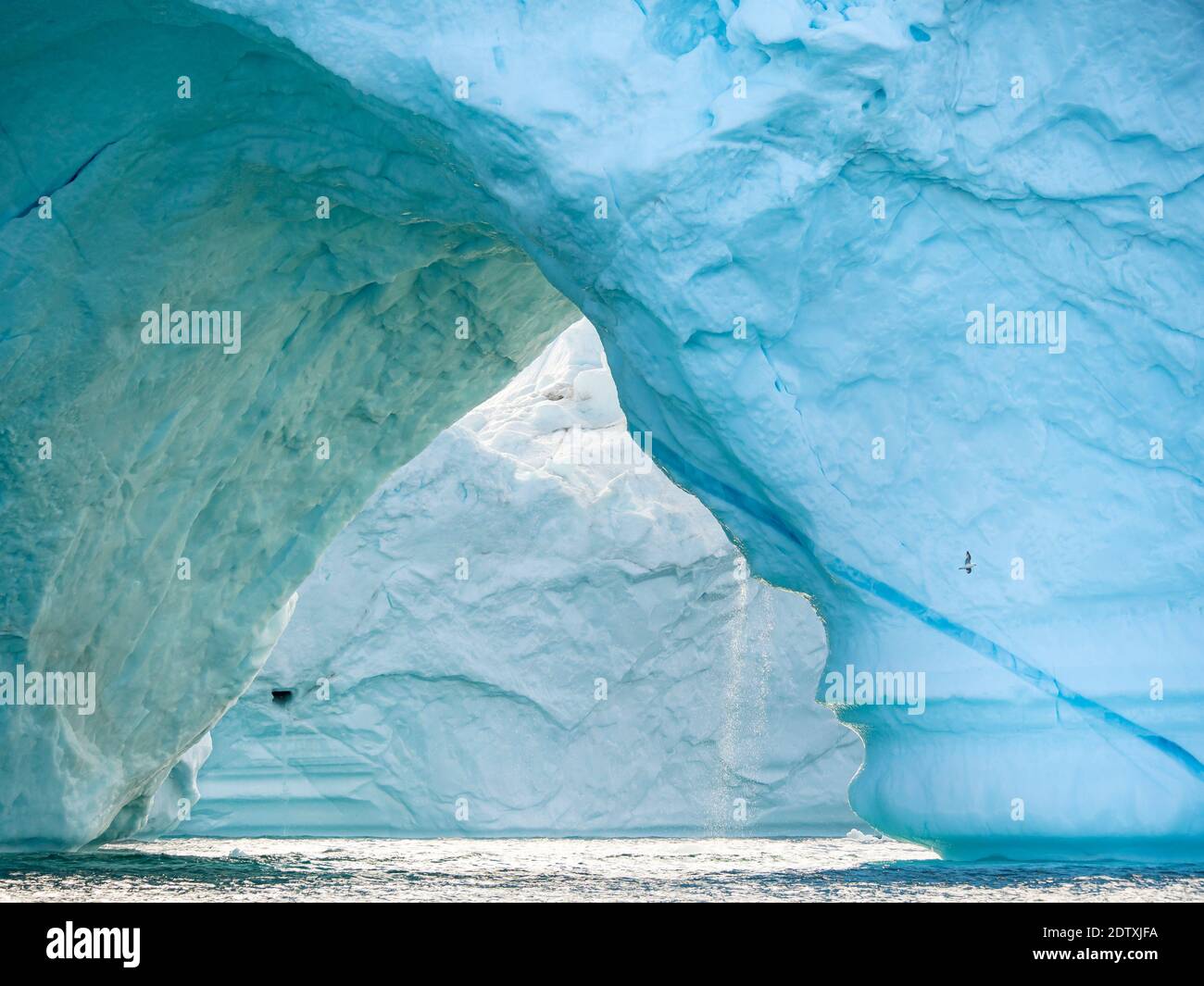Iceberg in the Uummannaq Fjord System. America, North America ...
