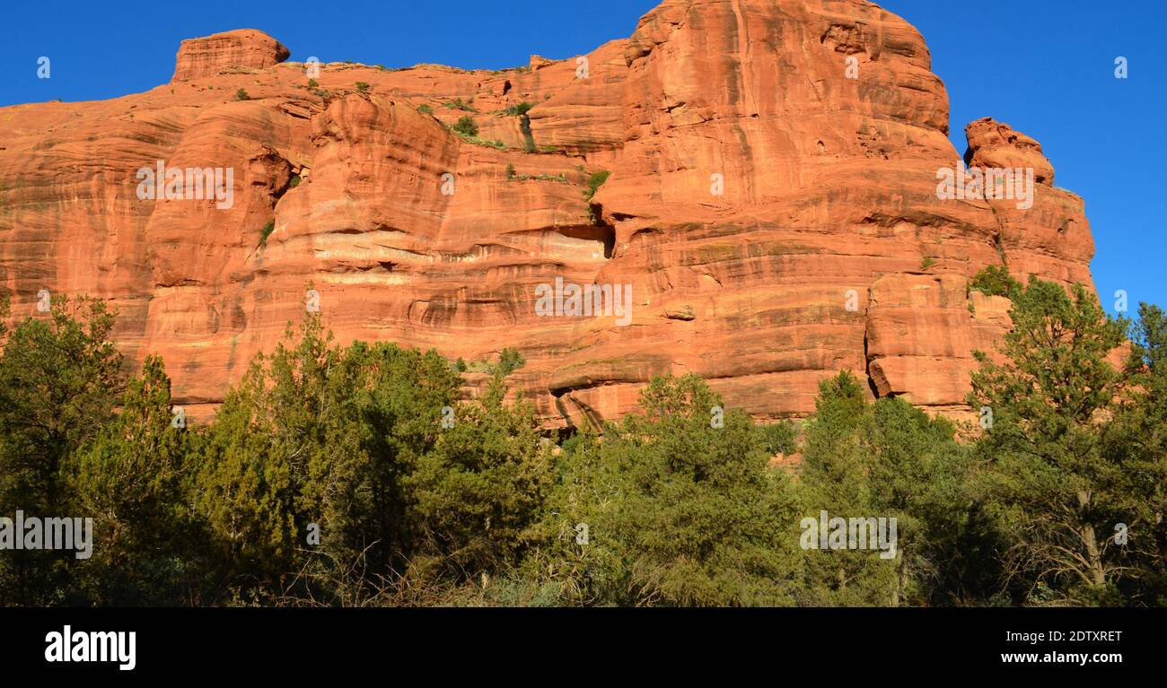 Fantastic large red rock formation in Sedona Arizona Stock Photo - Alamy