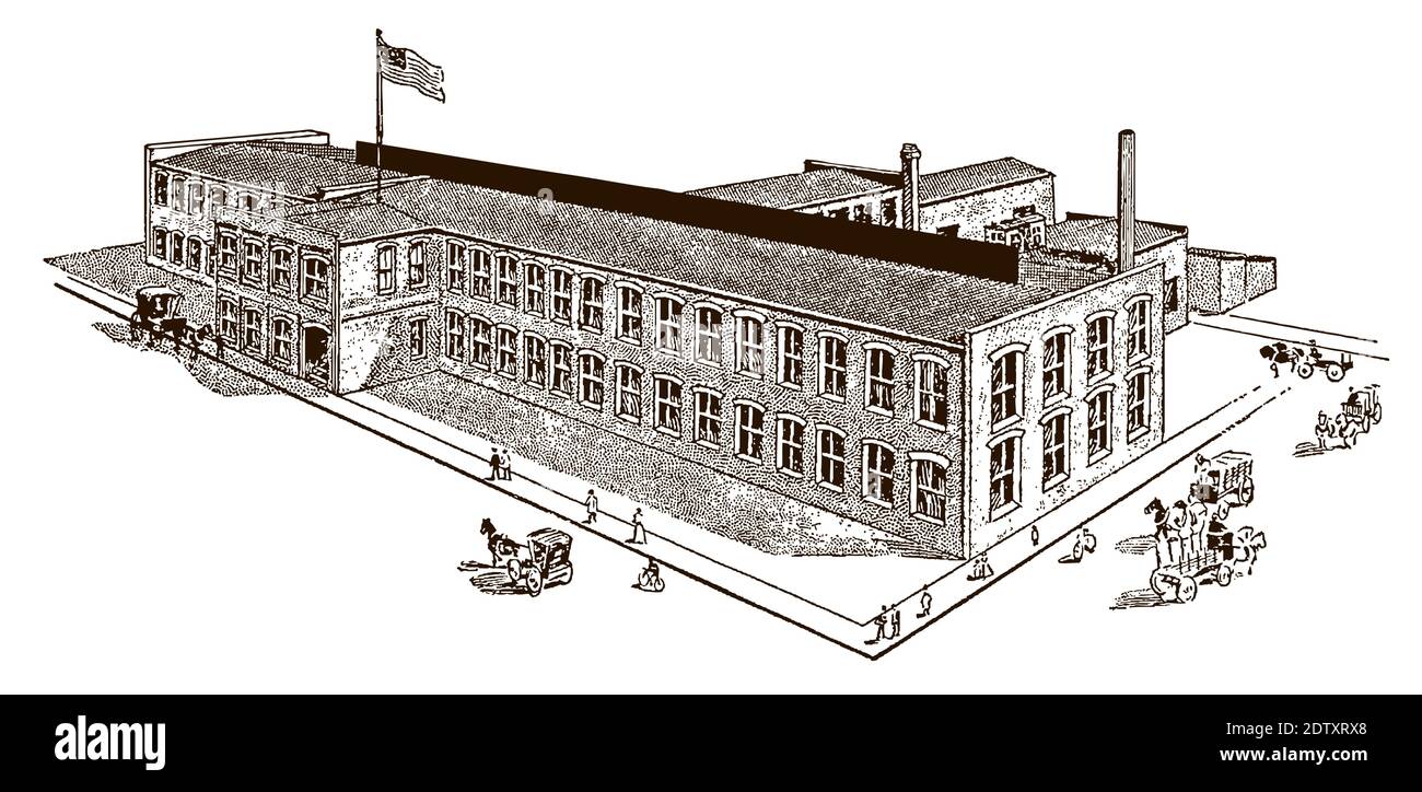 Factory Building Drawing