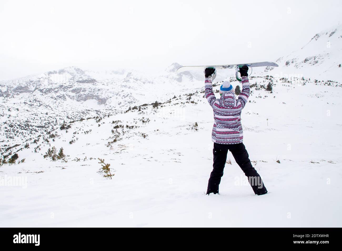 Woman enjoying the cool weather hi-res stock photography and images - Alamy