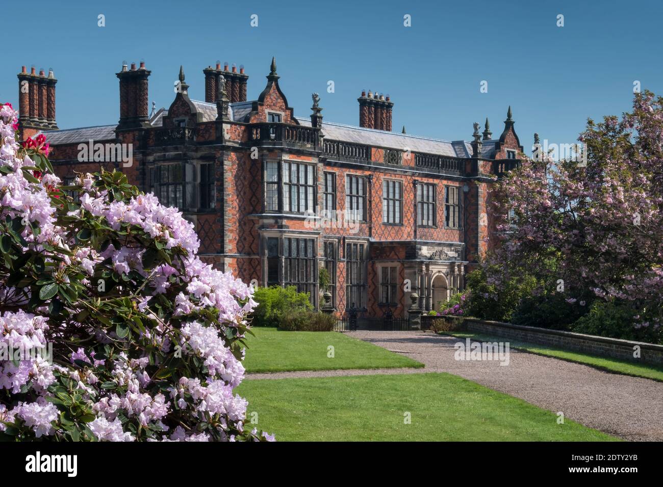 Arley Hall in spring, Arley, Cheshire, England, UK Stock Photo - Alamy