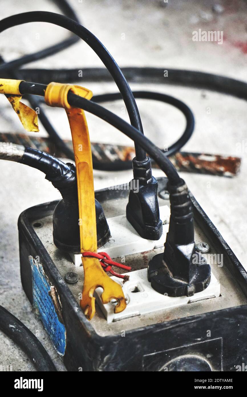 Plugs are damaged hi-res stock photography and images - Alamy