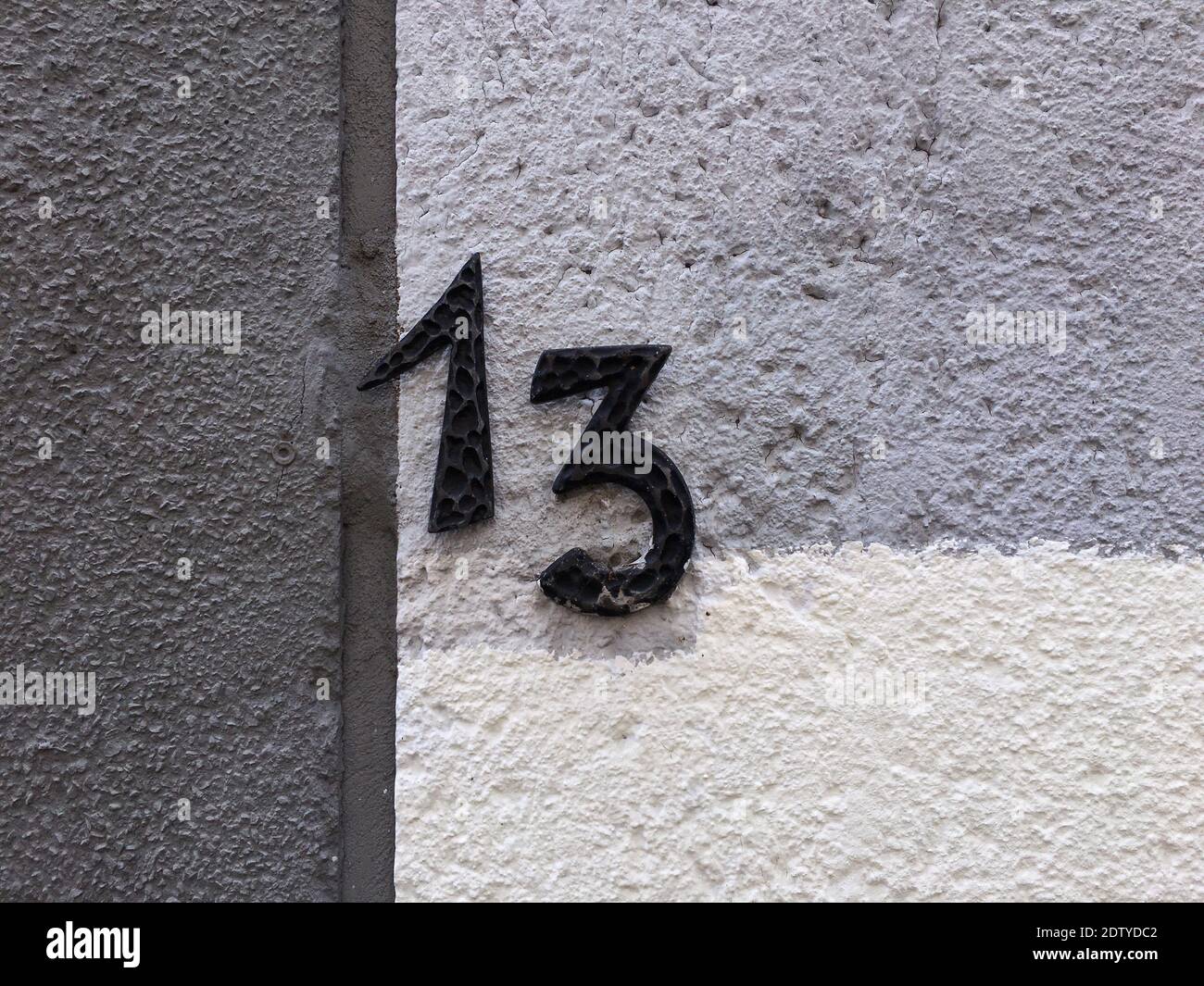 Wrought iron numbers hi-res stock photography and images - Alamy