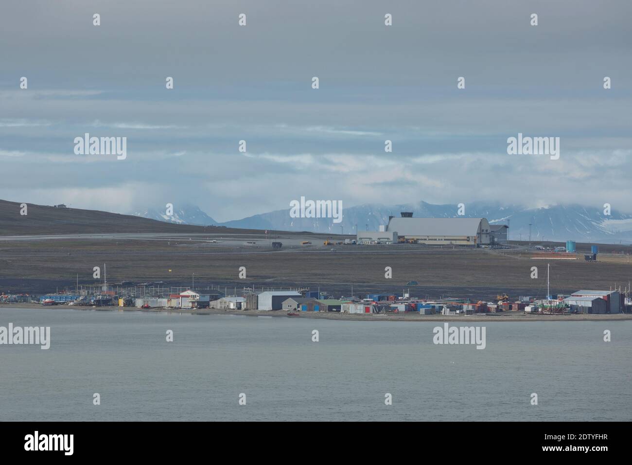 Longyearbyen, Svalbard, Norway - July 22, 2017: Mining port of ...
