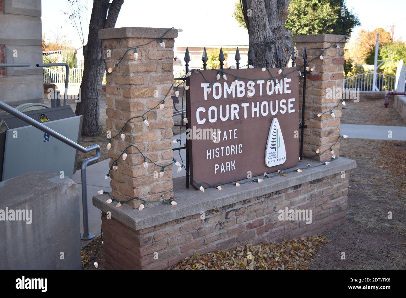 Tombstone, AZ. U.S.A. 12/15/2020. Cochise County courthouse 1882. Now ...