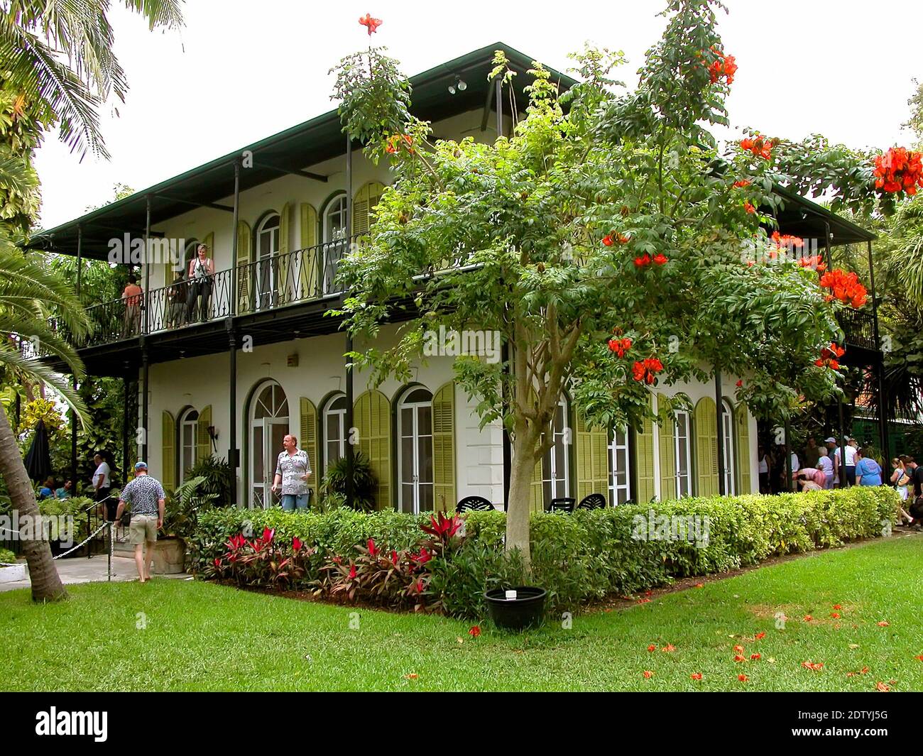 The Ernest Hemingway Home and Museum Key West Florida Stock Photo - Alamy