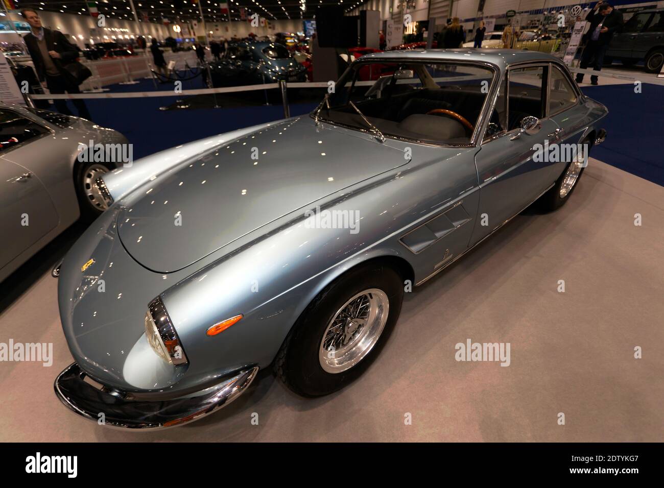 Three-quarter front view of a 1967, Ferrari 330 GTC, on display at the ...