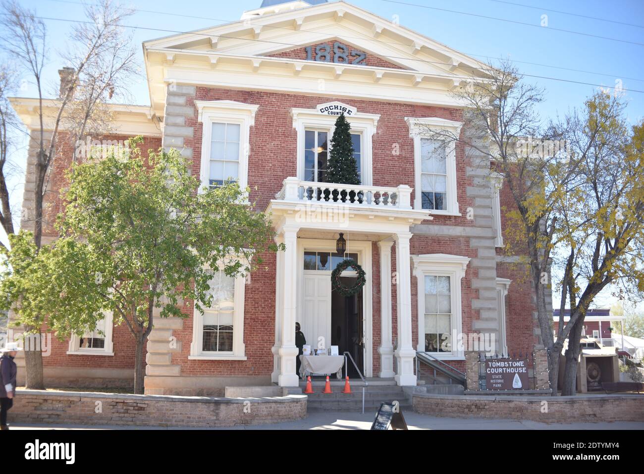 Tombstone, AZ. U.S.A. 12/15/2020. Cochise County courthouse 1882. Now ...