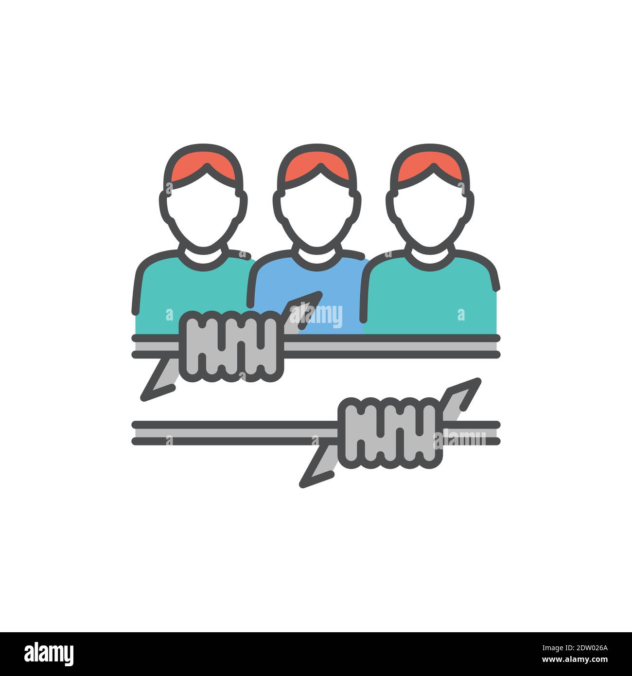 Immigrants family Stock Vector Images - Alamy