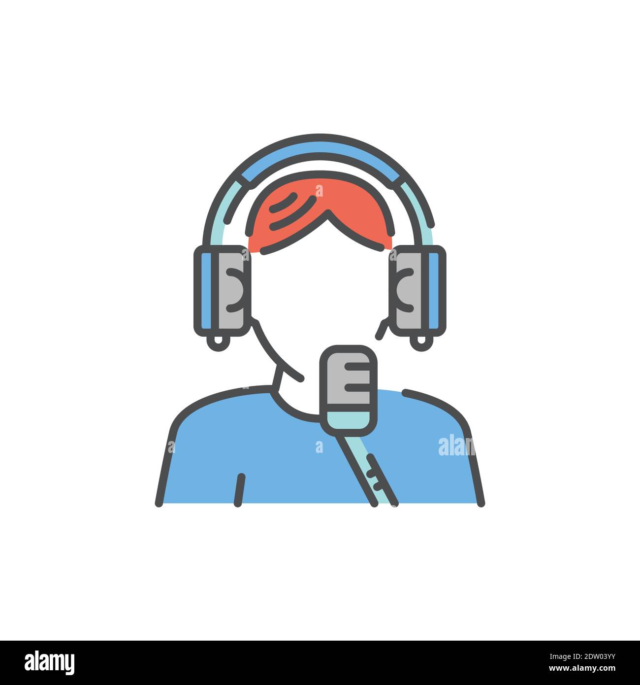 Simple radio in line Cut Out Stock Images & Pictures - Alamy