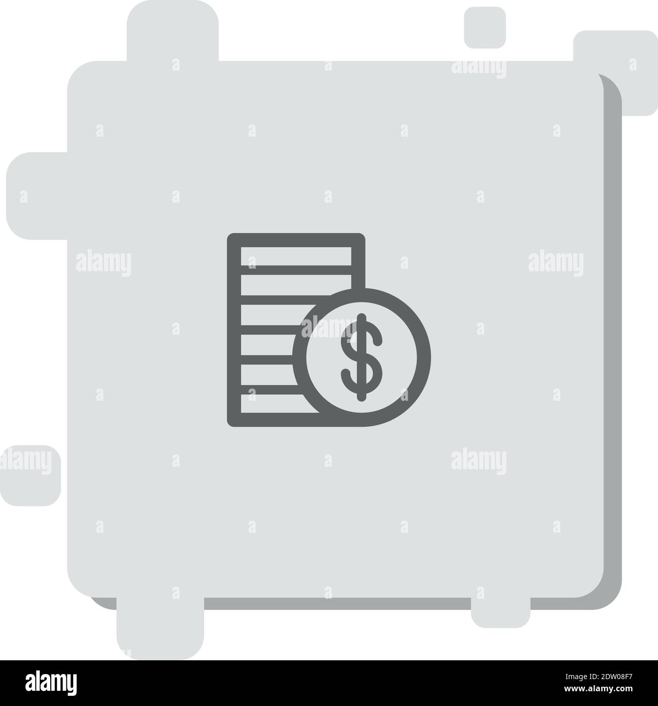 coins vector icon modern simple vector illustration Stock Vector Image ...