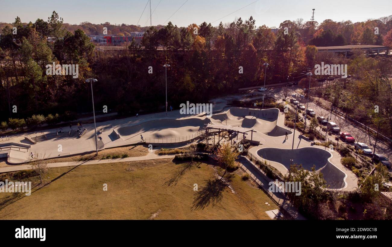 Atlanta Georgia skate park on the BeltLine Stock Photo - Alamy