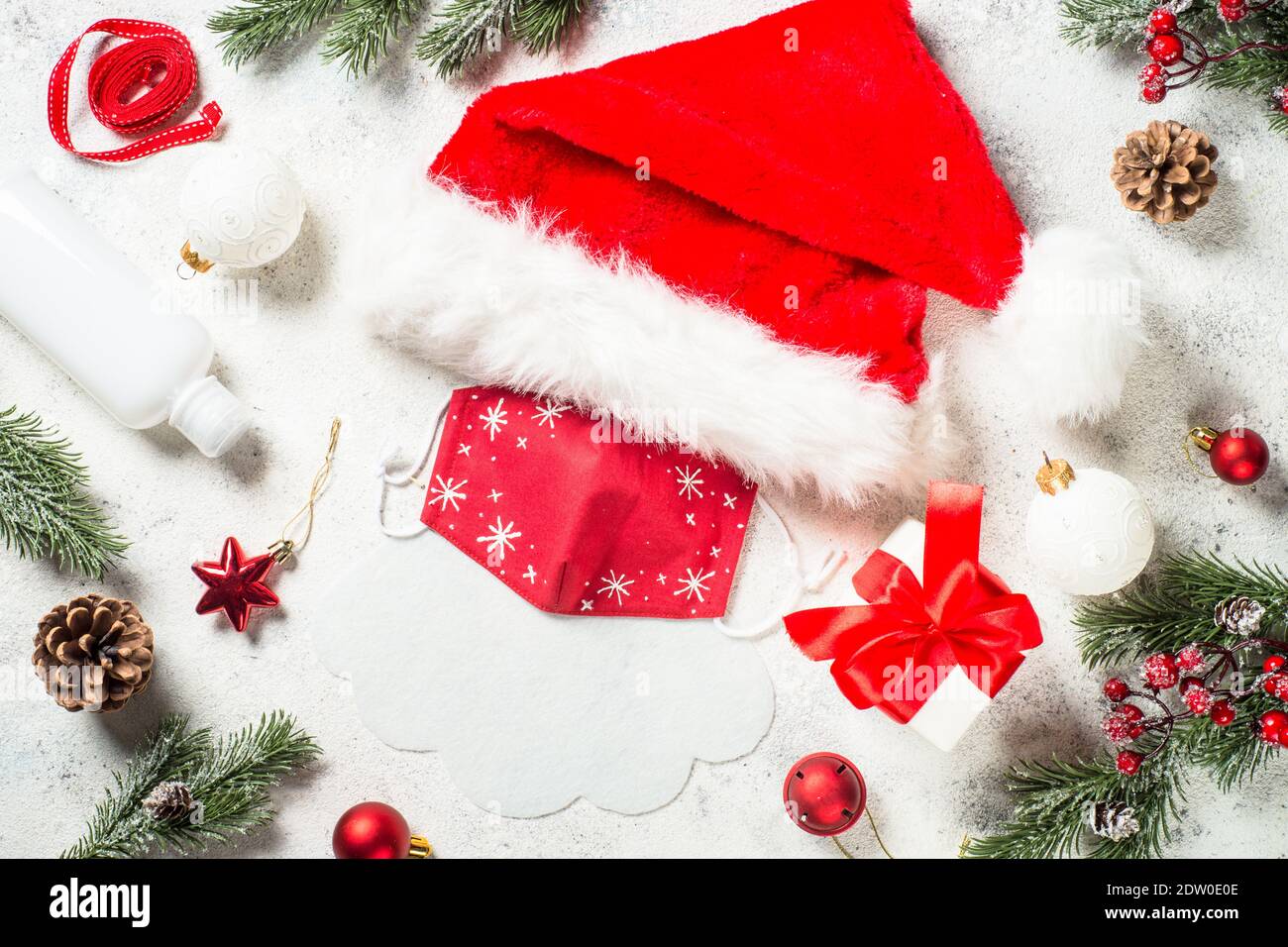Coronavirus Christmas concept, new normal Stock Photo - Alamy