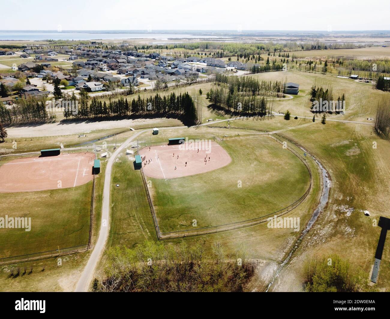 Aerial View Baseball Field High Resolution Stock Photography and Images ...
