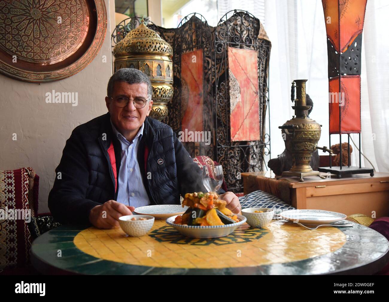 Preparation and cooking of couscous, on December 22, 2020. Moroccan ...