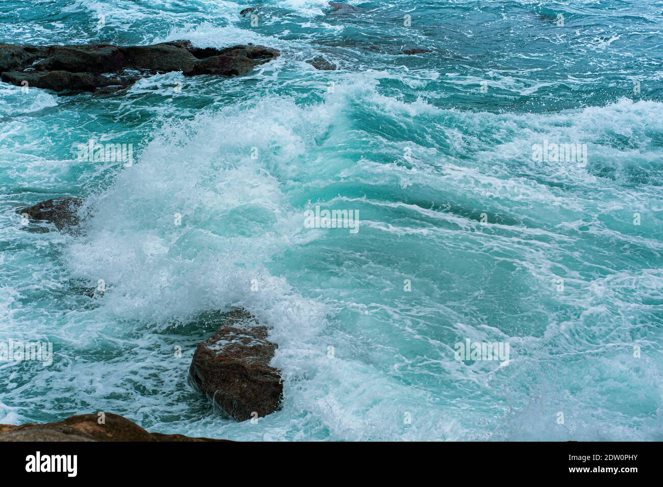 Aerial cliff rocks on shoreline hi-res stock photography and images - Alamy