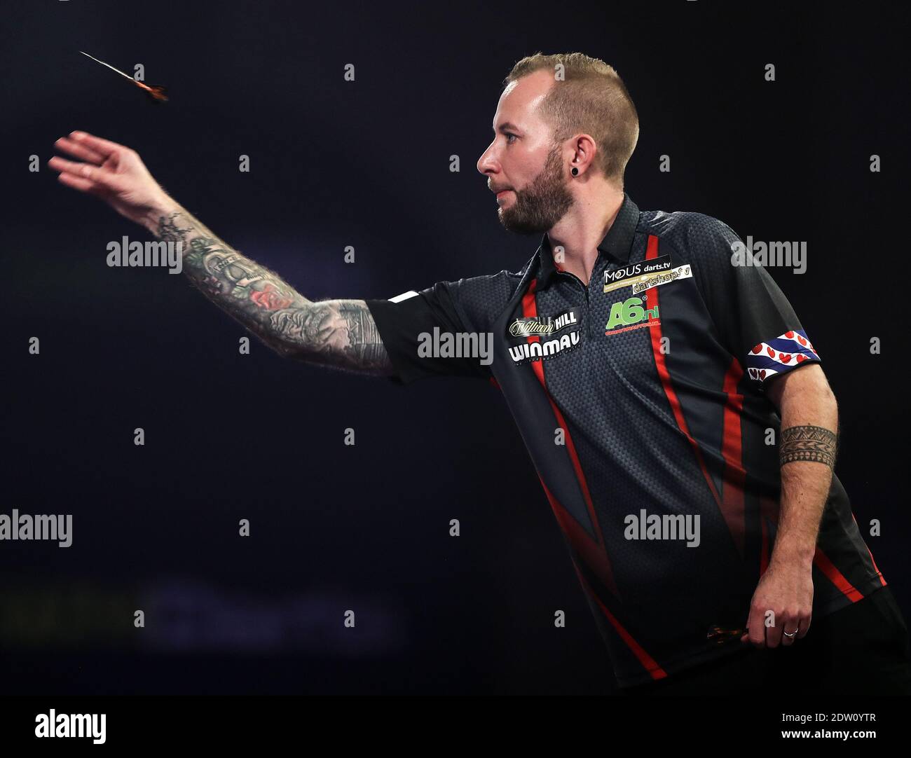 Danny Noppert in action during day eight of the William Hill World ...
