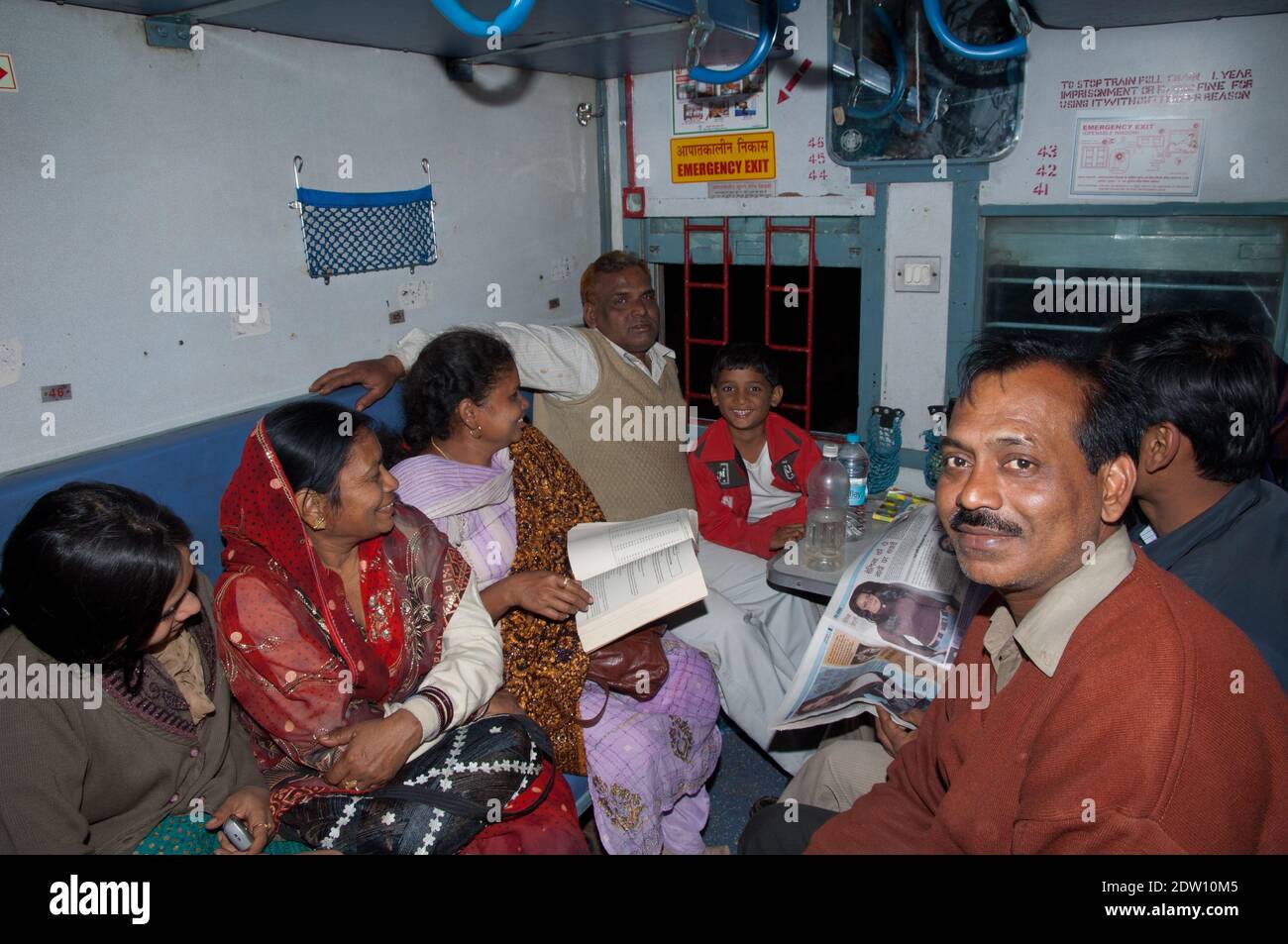 Indian railways train inside hi-res stock photography and images - Alamy