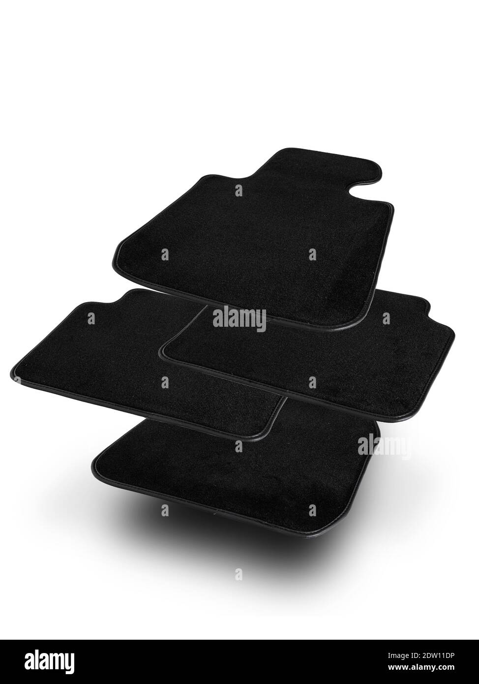 Set of summer car mats isolated on white background Stock Photo - Alamy