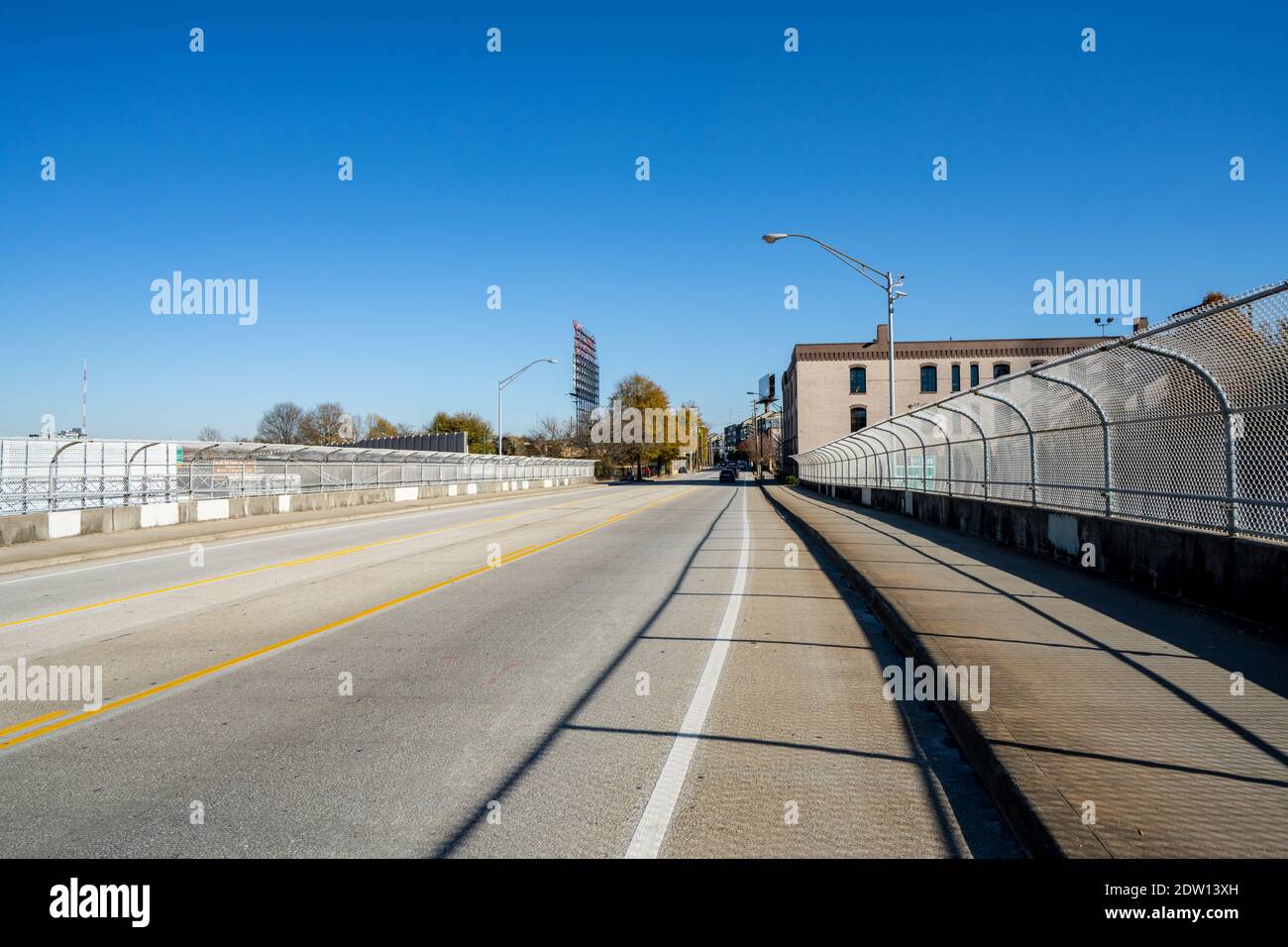 City scene Atlanta Georgia USA overpass bridge Stock Photo - Alamy