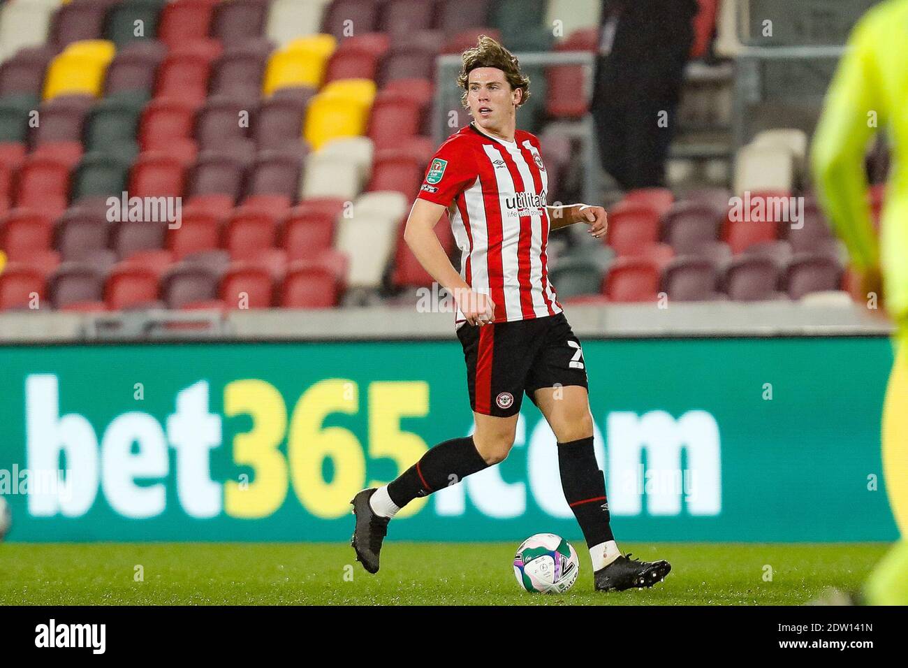 Brentford, UK. 22nd Dec, 2020. Mads Bech Sørensen of Brentford during ...