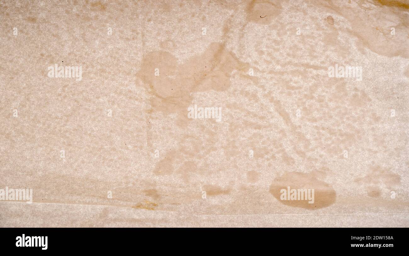 Paper with fat spot Stock Photo - Alamy