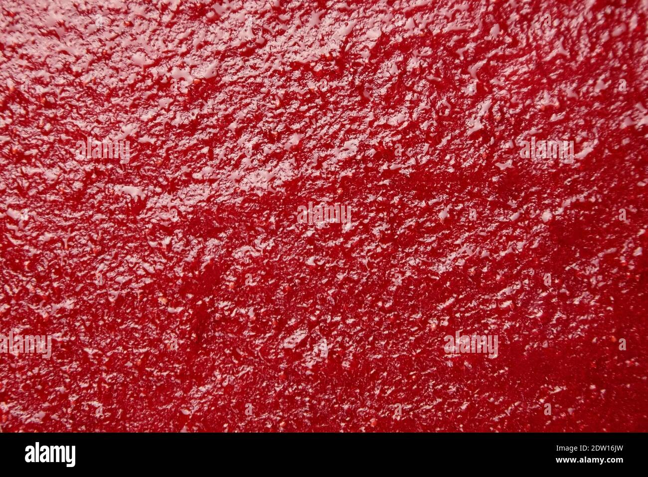 Strawberry pie surface texture background, top view. Strawberry jam ...