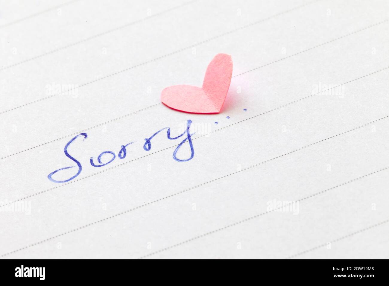 Heart sorry High Resolution Stock Photography and Images - Alamy