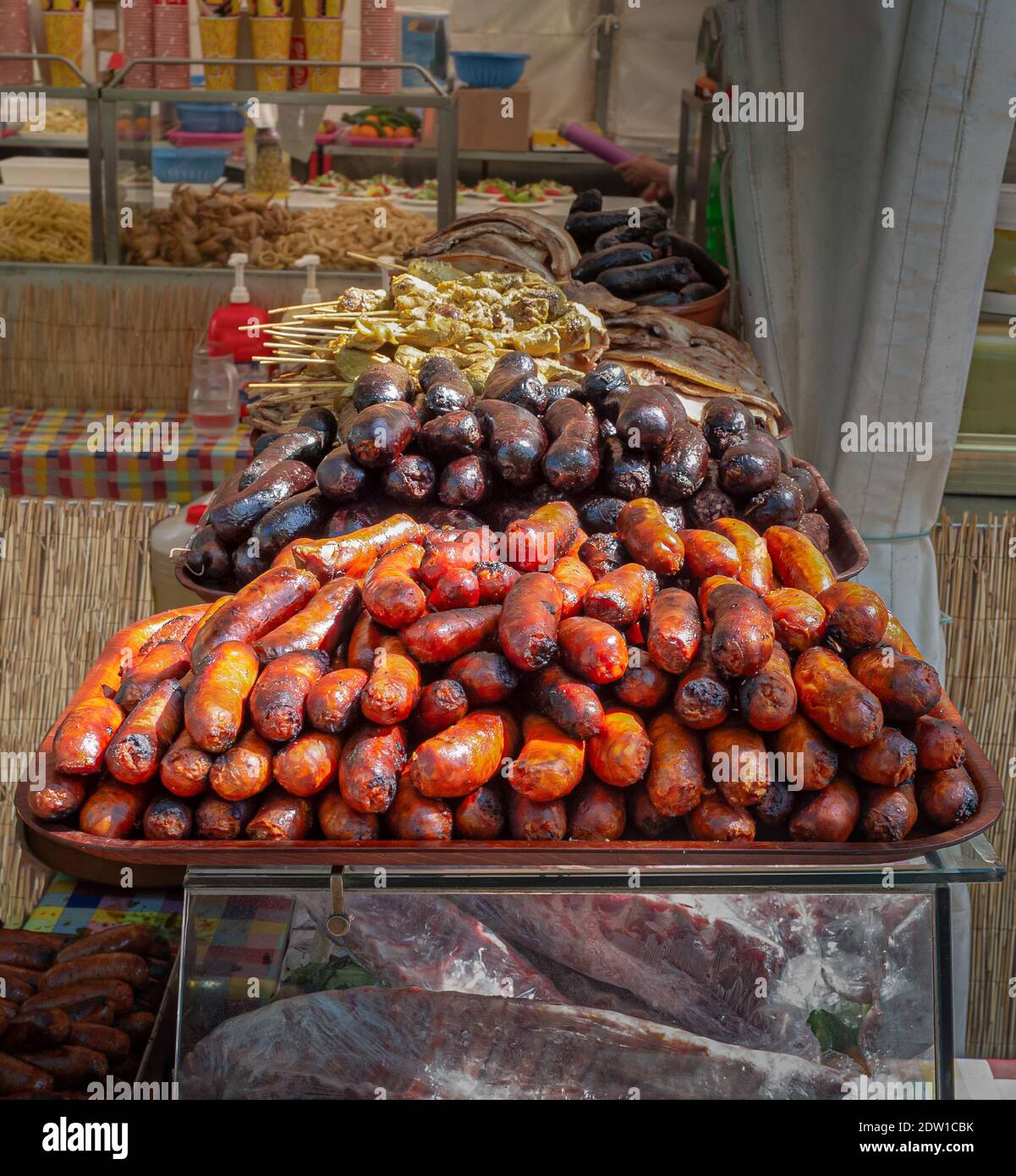 Black pudding stall hi-res stock photography and images - Alamy