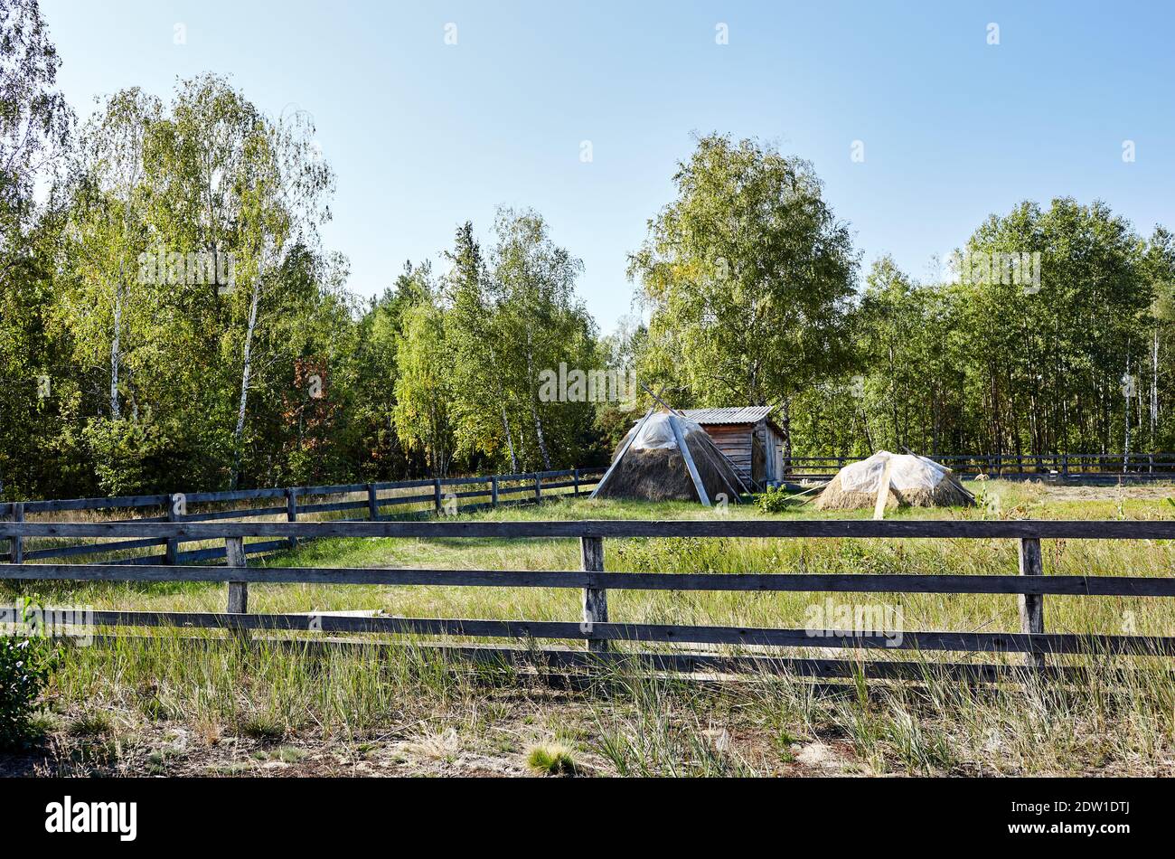 Wooden corral hi-res stock photography and images - Alamy