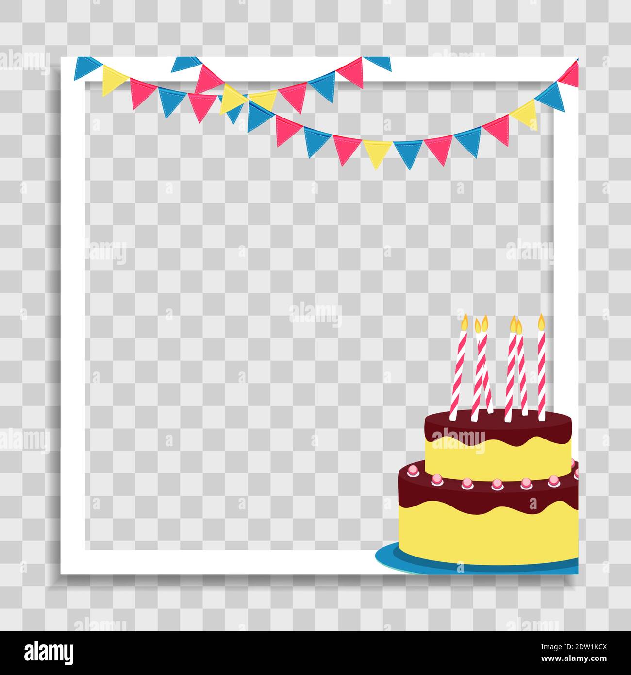 Birthday Cake Border