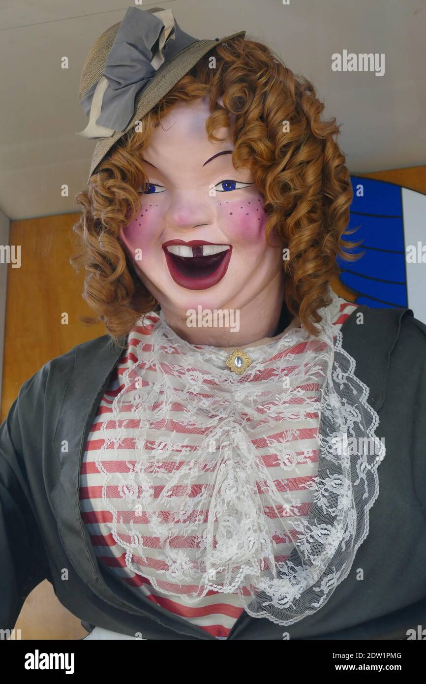 SAN FRANCISCO - NOV 27, 2019 - Laughing Sally automatron booth ,Vintage ...