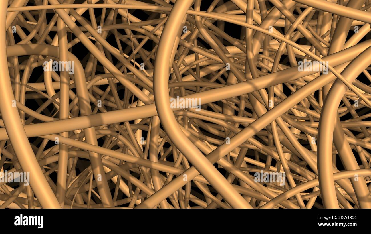 Fibers extreme close up magnification . Microfibers in filter or mask ...