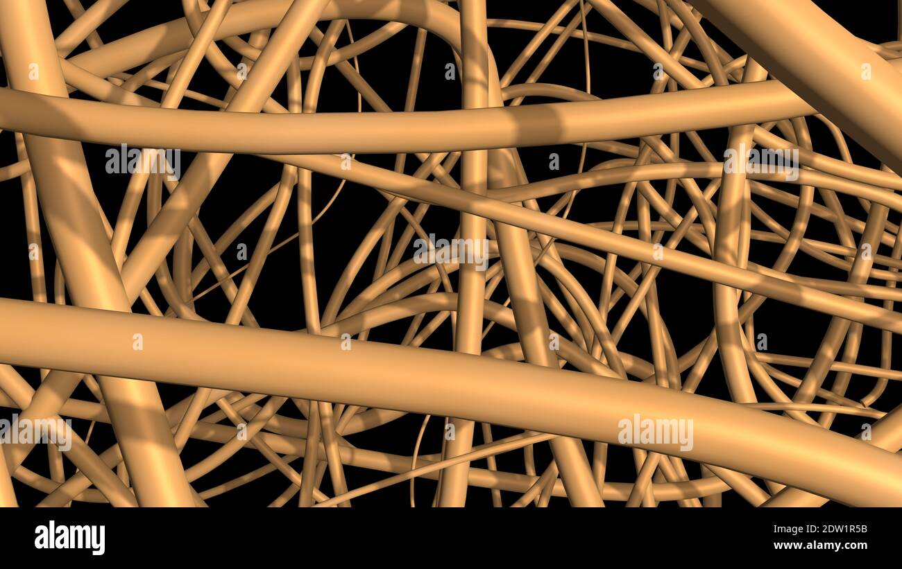 Fibers extreme close up magnification . Microfibers in filter or mask ...