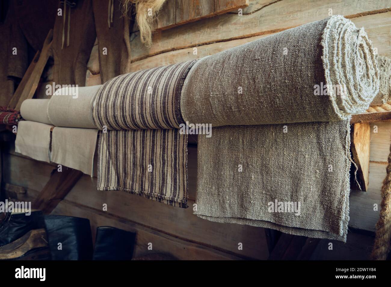 Rough flax store hi-res stock photography and images - Alamy