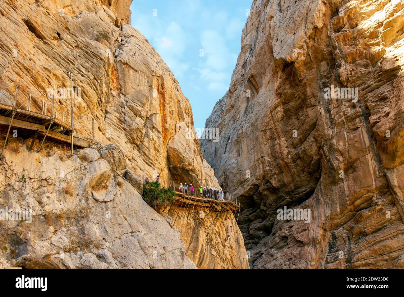 Hiking the Camino del Ray Stock Photo - Alamy