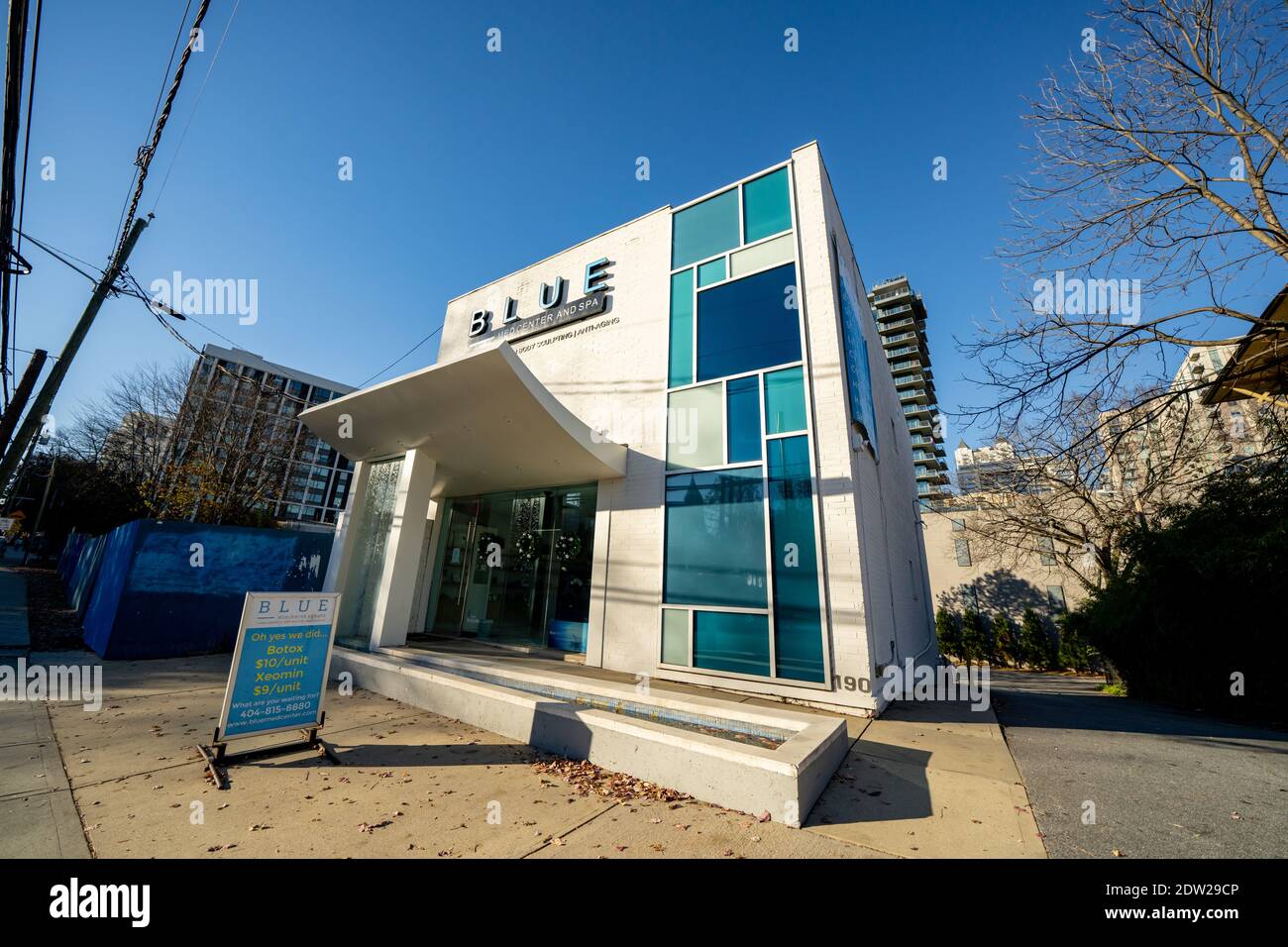 Blue Med Center and Spa Atlanta GA USA Stock Photo - Alamy