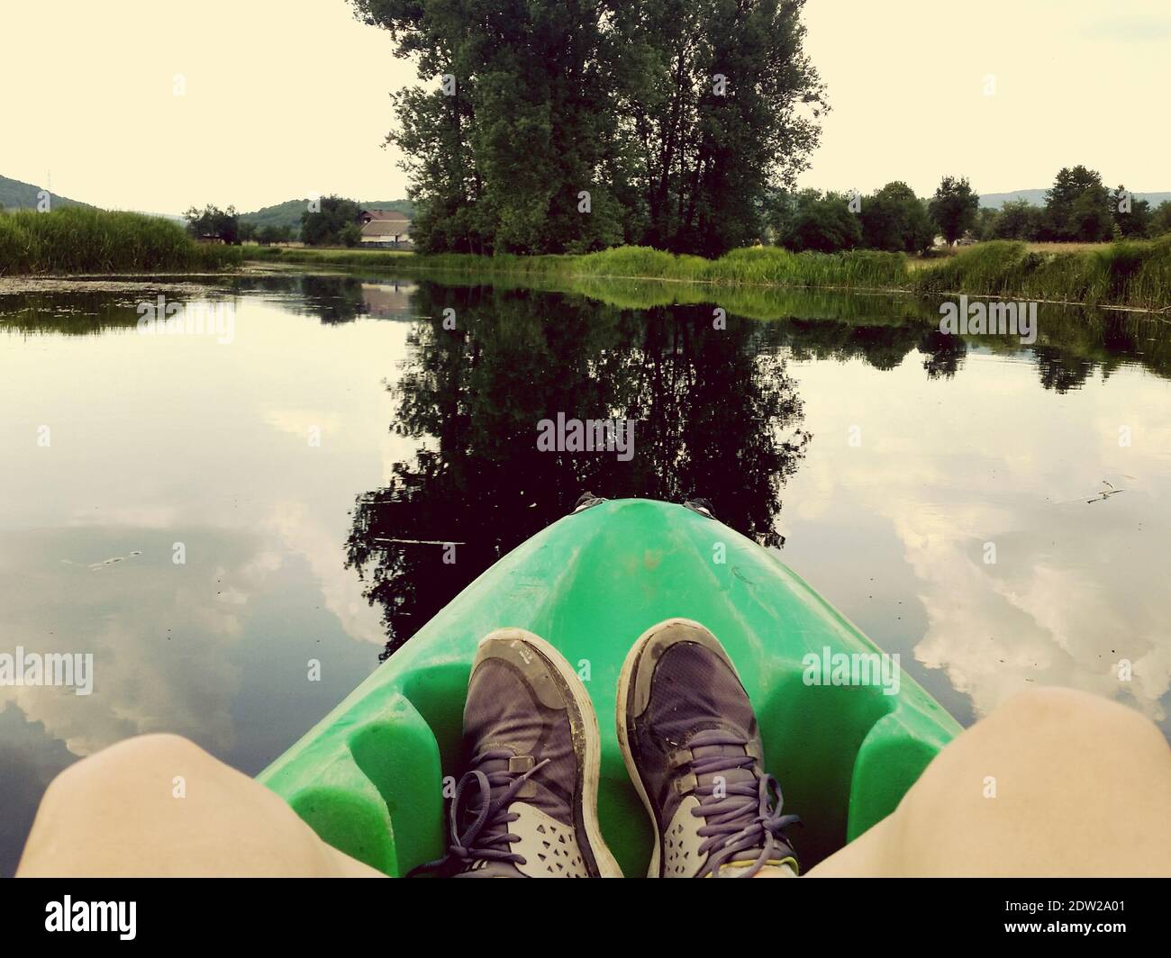 Symmetry At River Gacka Stock Photo - Alamy