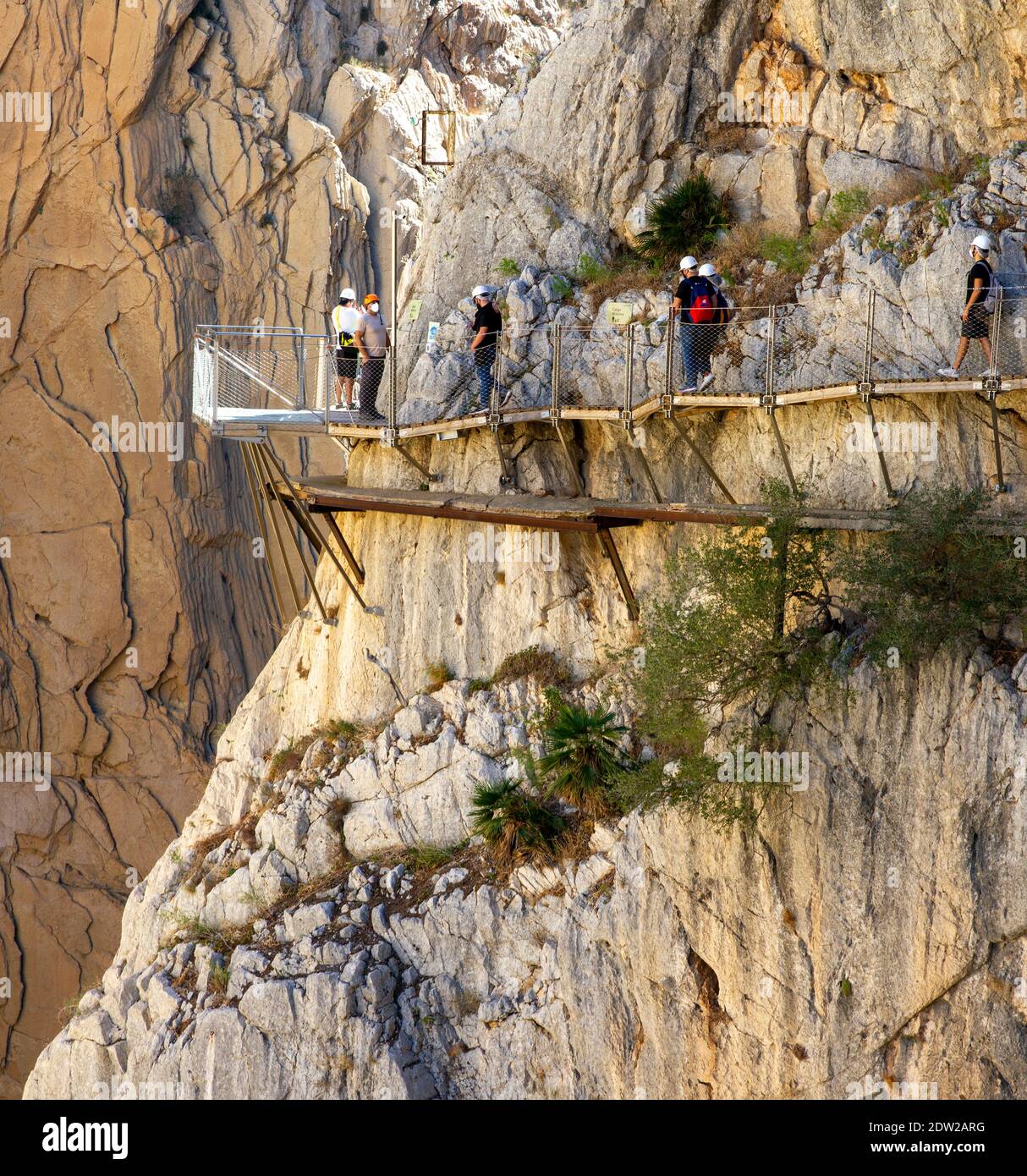 Camino del Rey / Hiking in Spain Stock Photo - Alamy
